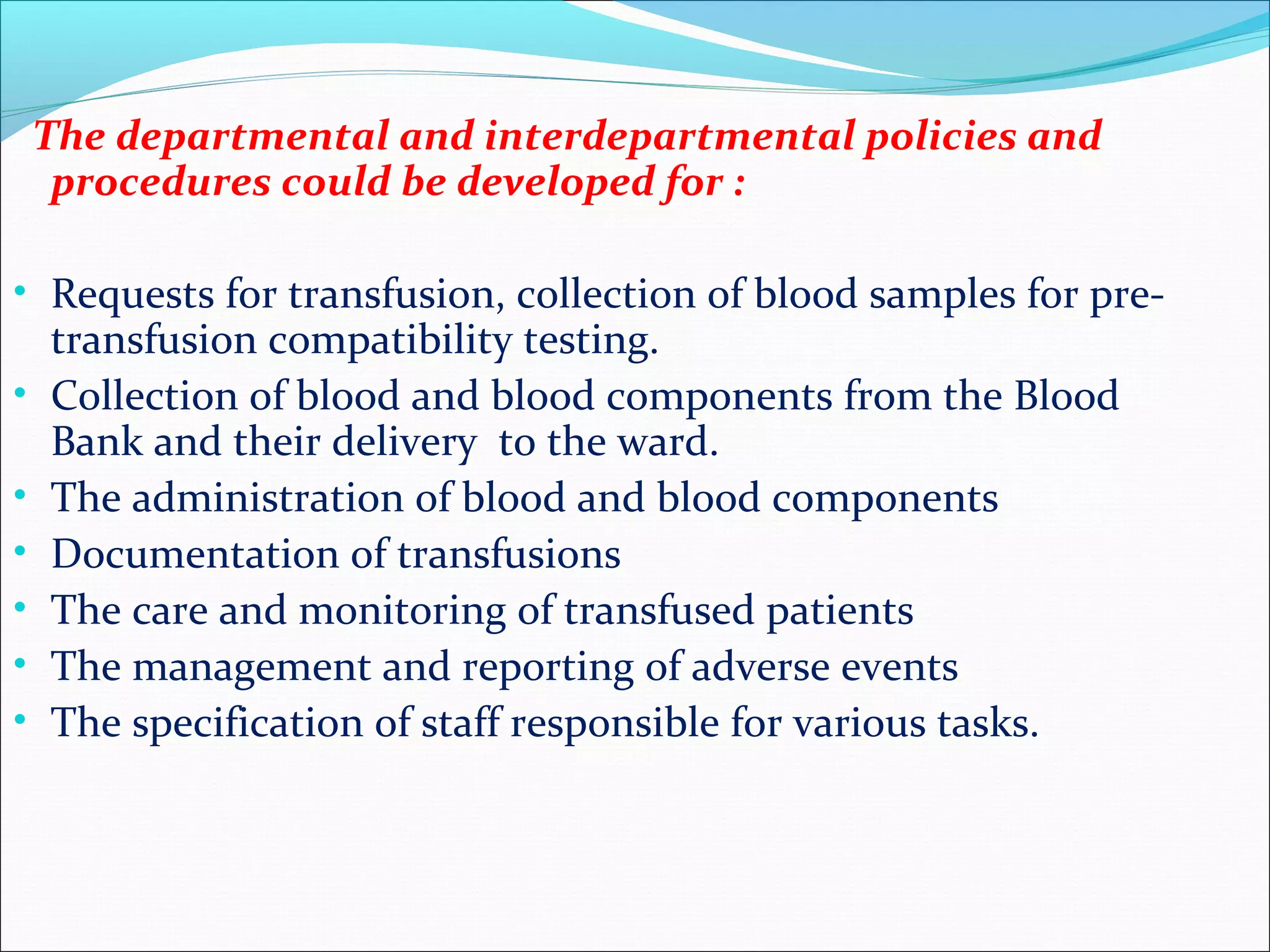 Safe Blood Transfusion | PPT