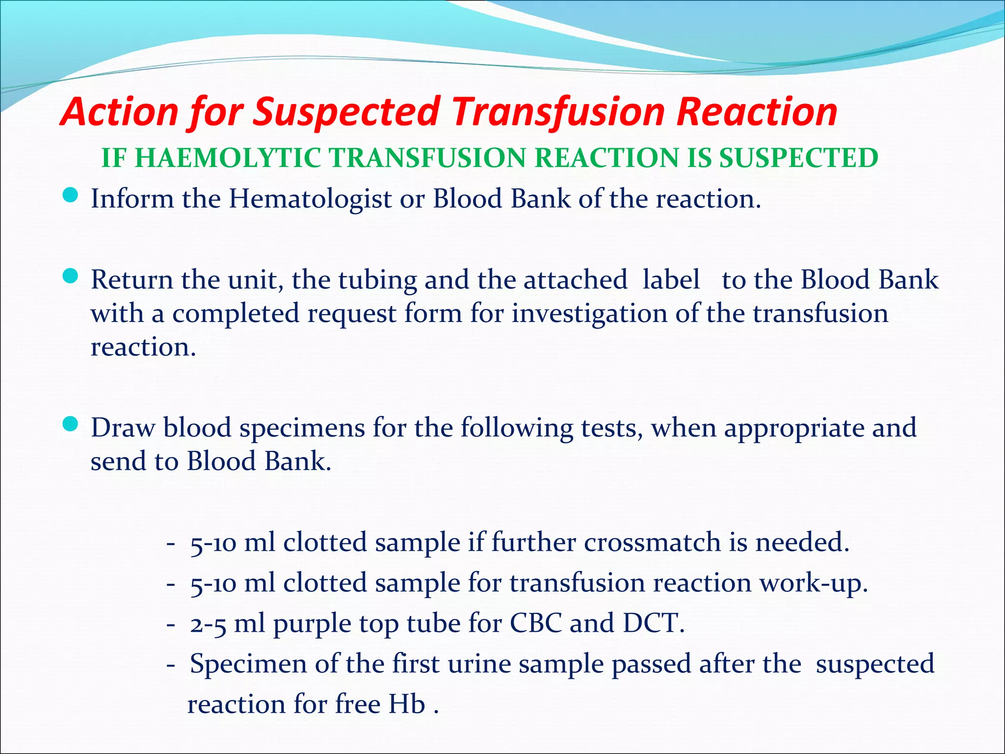 Safe Blood Transfusion | PPT