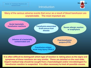 Safe blood transfusion practices and policy of hospital | PPT