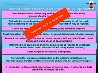Safe blood transfusion practices and policy of hospital | PPT