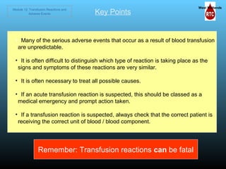 Safe blood transfusion practices and policy of hospital | PPT