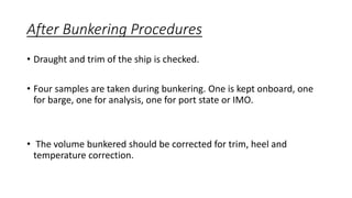 Safe bunkering practices | PPTX