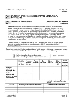 Safe cable excavation___mod_h&s_leaflet_33 | PDF