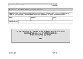 Safe cable excavation___mod_h&s_leaflet_33 | PDF