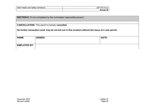 Safe cable excavation___mod_h&s_leaflet_33 | PDF