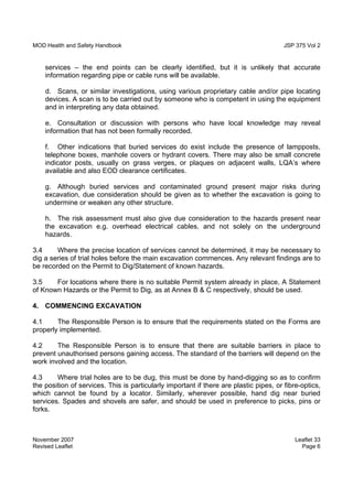 Safe cable excavation___mod_h&s_leaflet_33 | PDF