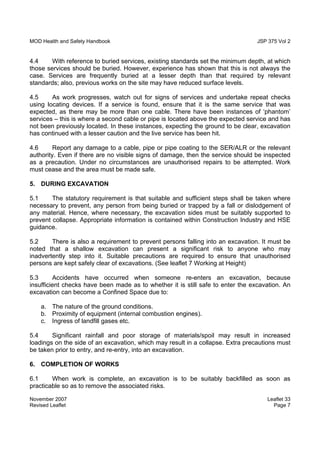 Safe cable excavation___mod_h&s_leaflet_33 | PDF