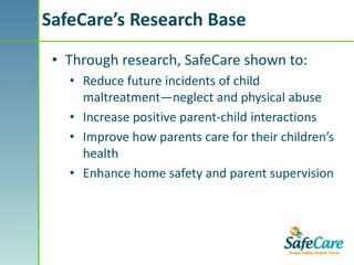 Prevention Child Maltreatment: SafeCare Parent Training Program | PPT