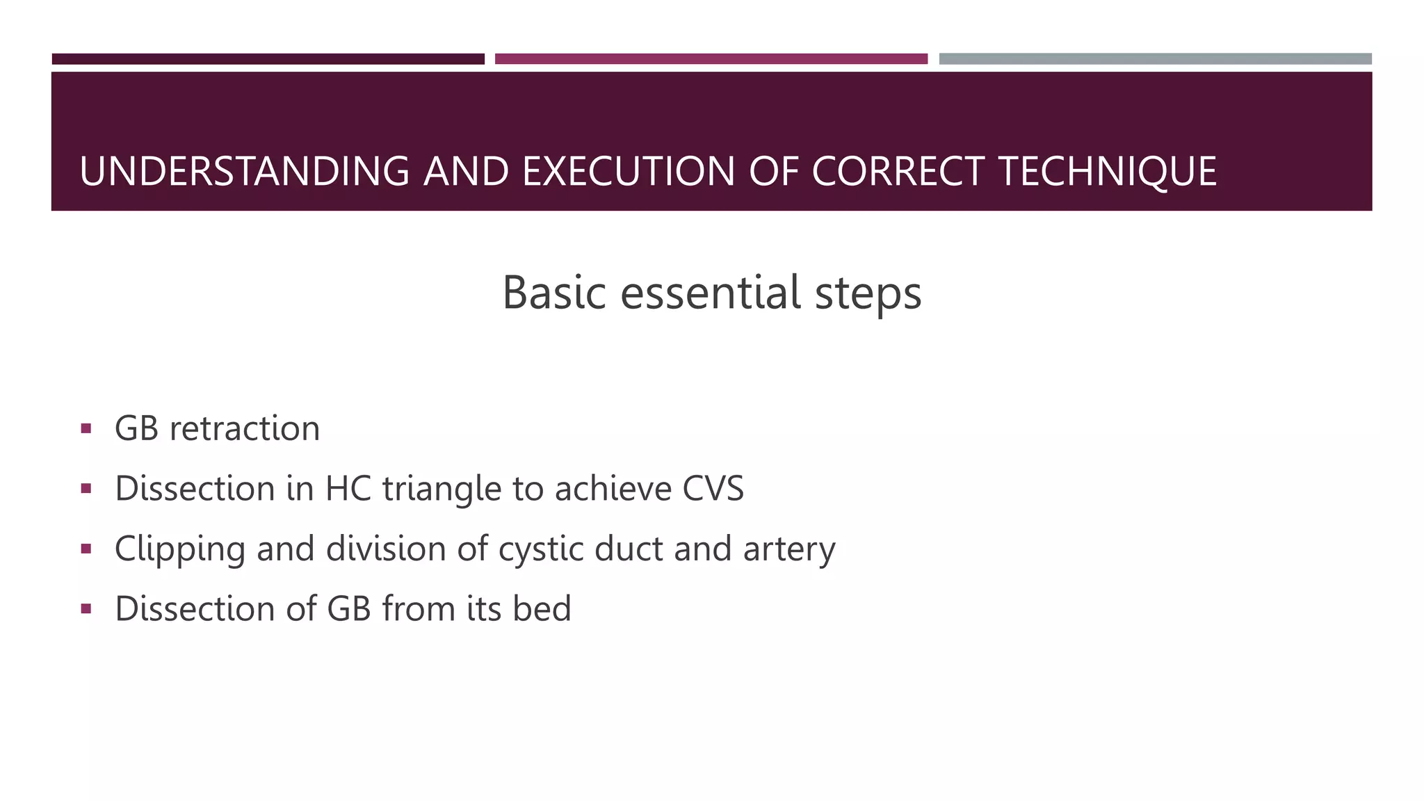 Safe cholecystectomy.pptx | Digestive Disorders | Diseases and Conditions