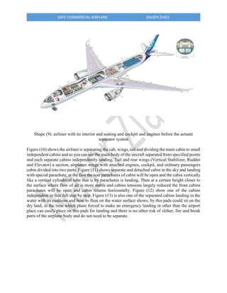 Safe commercial airplane with separable cabins | PDF | Air Travel ...