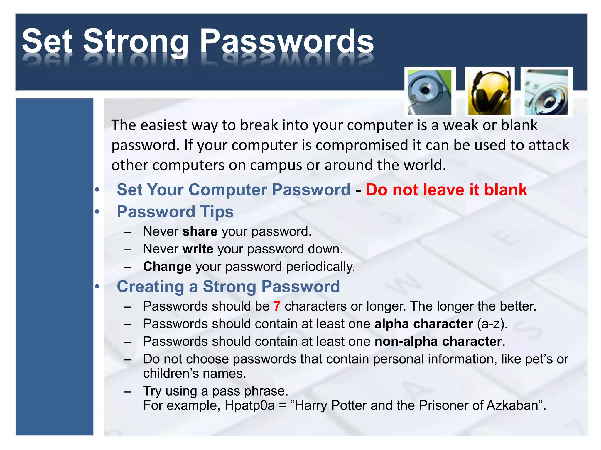 Safe computing (Tips & Tricks) | PPT