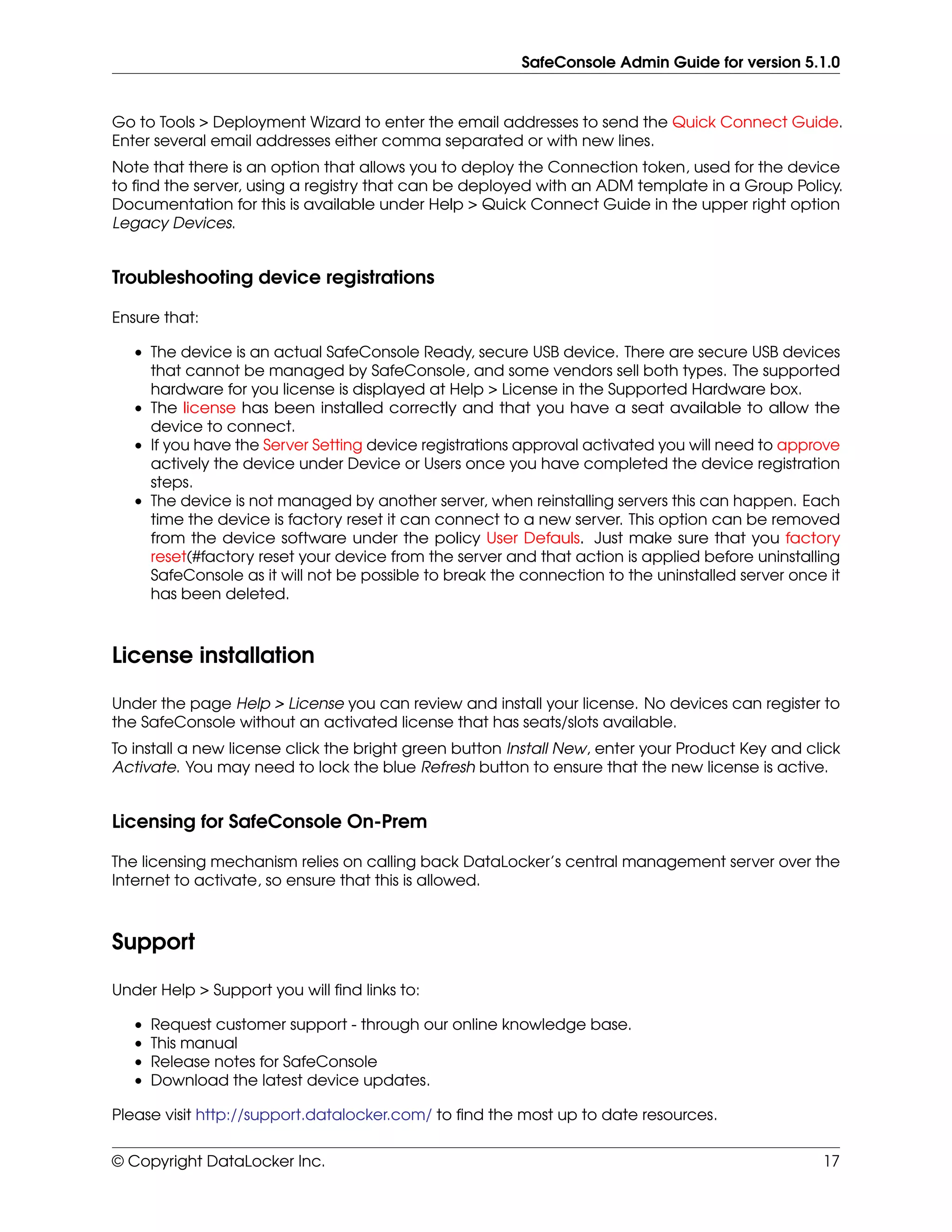 Safeconsole admin guide | PDF