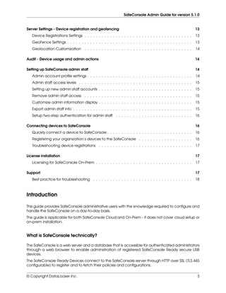 Safeconsole admin guide | PDF
