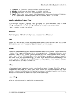 Safeconsole admin guide | PDF