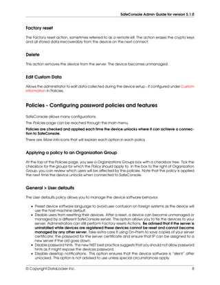 Safeconsole admin guide | PDF