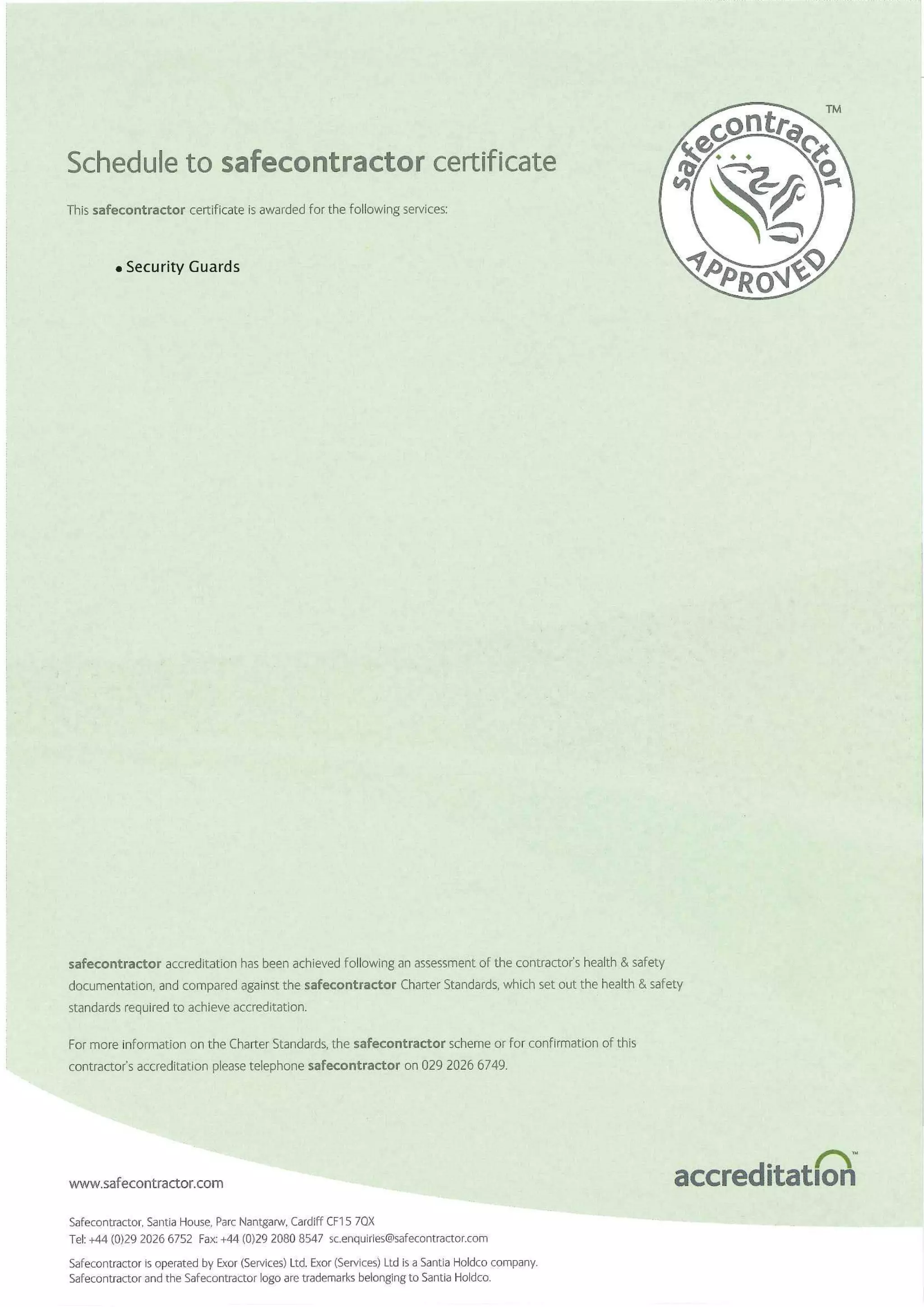 Safe Contractor | PDF