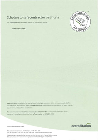 Safe Contractor | PDF