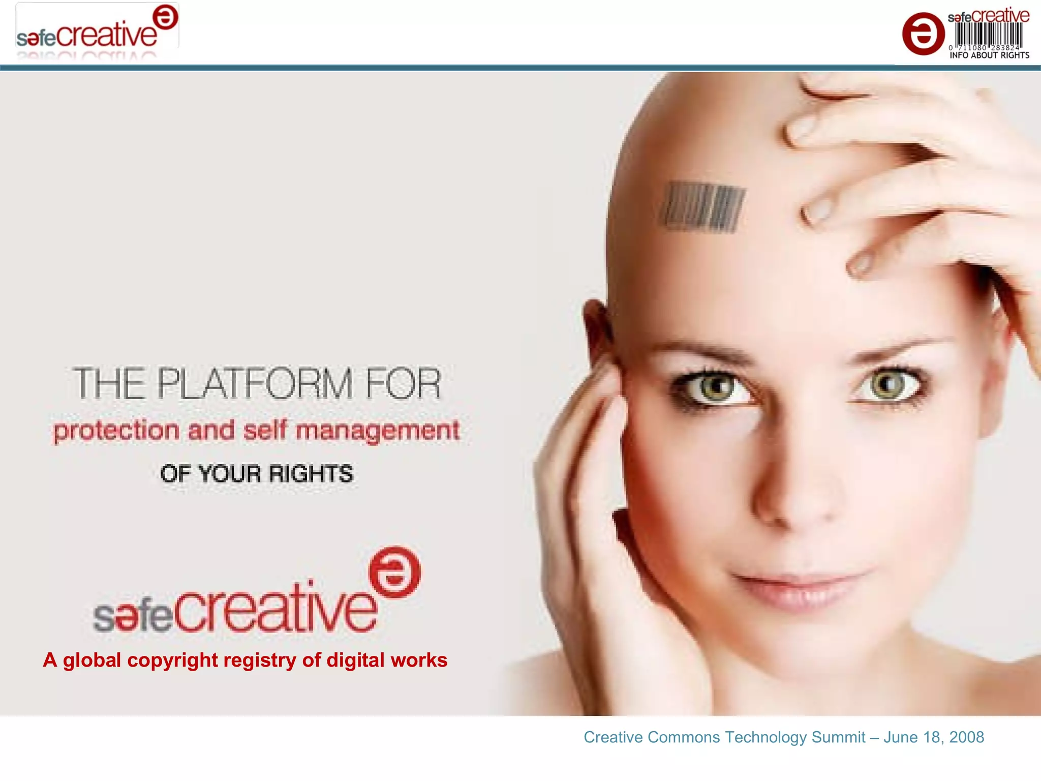 Safe Creative At Cc Summit | PPT