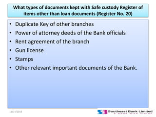 Safe custody final | PPTX