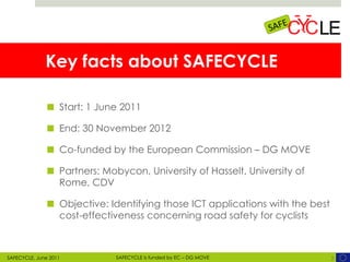 Safecycle Project Presentation | PPT