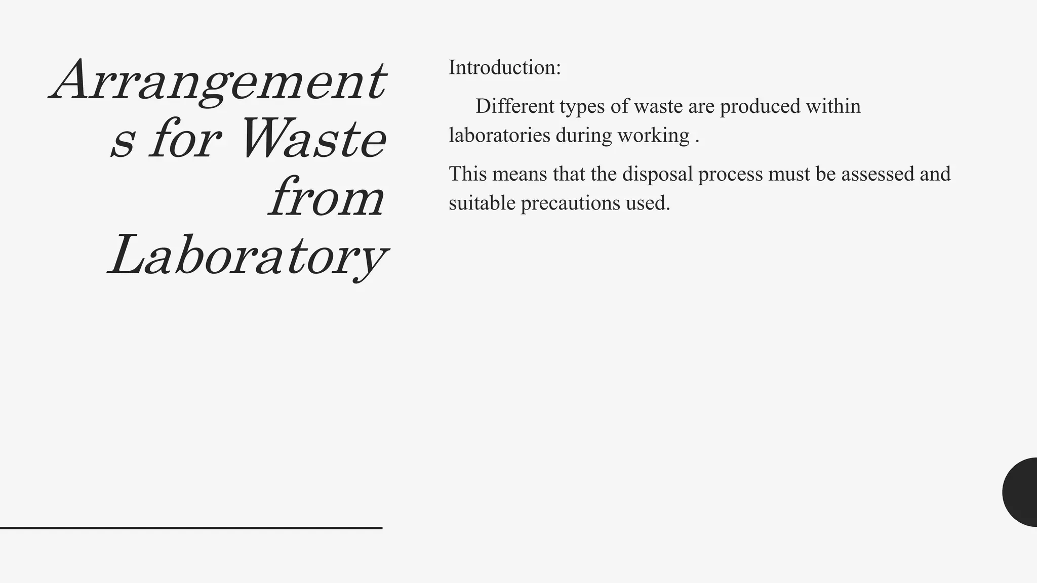 Safe disposable of waste from microbiology laboratory nandhu seminar | PPTX