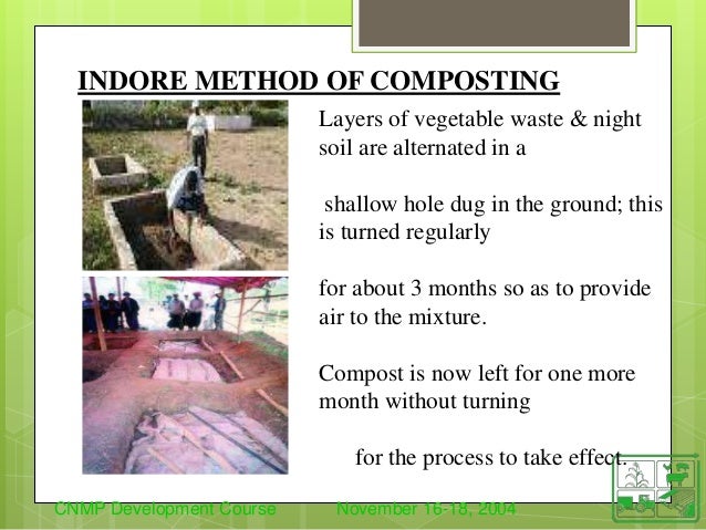 Safe disposal of waste