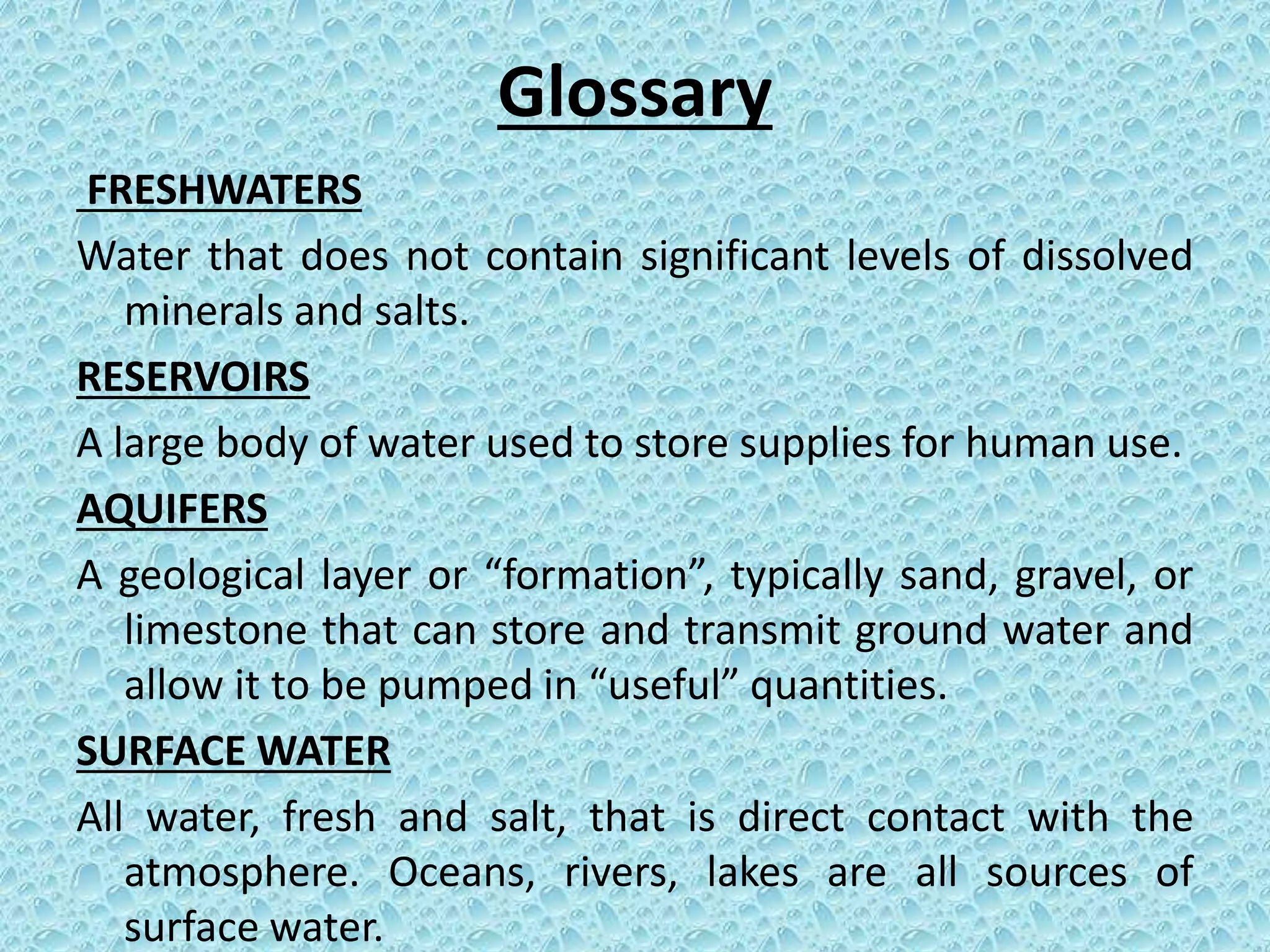 Safe drinking water | PPTX