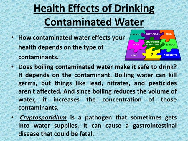 Safe drinking water | PPTX