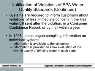 Safe Drinking Water Act How Safe is My Drinking Water | PPT