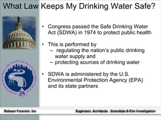 Safe Drinking Water Act How Safe is My Drinking Water | PPT