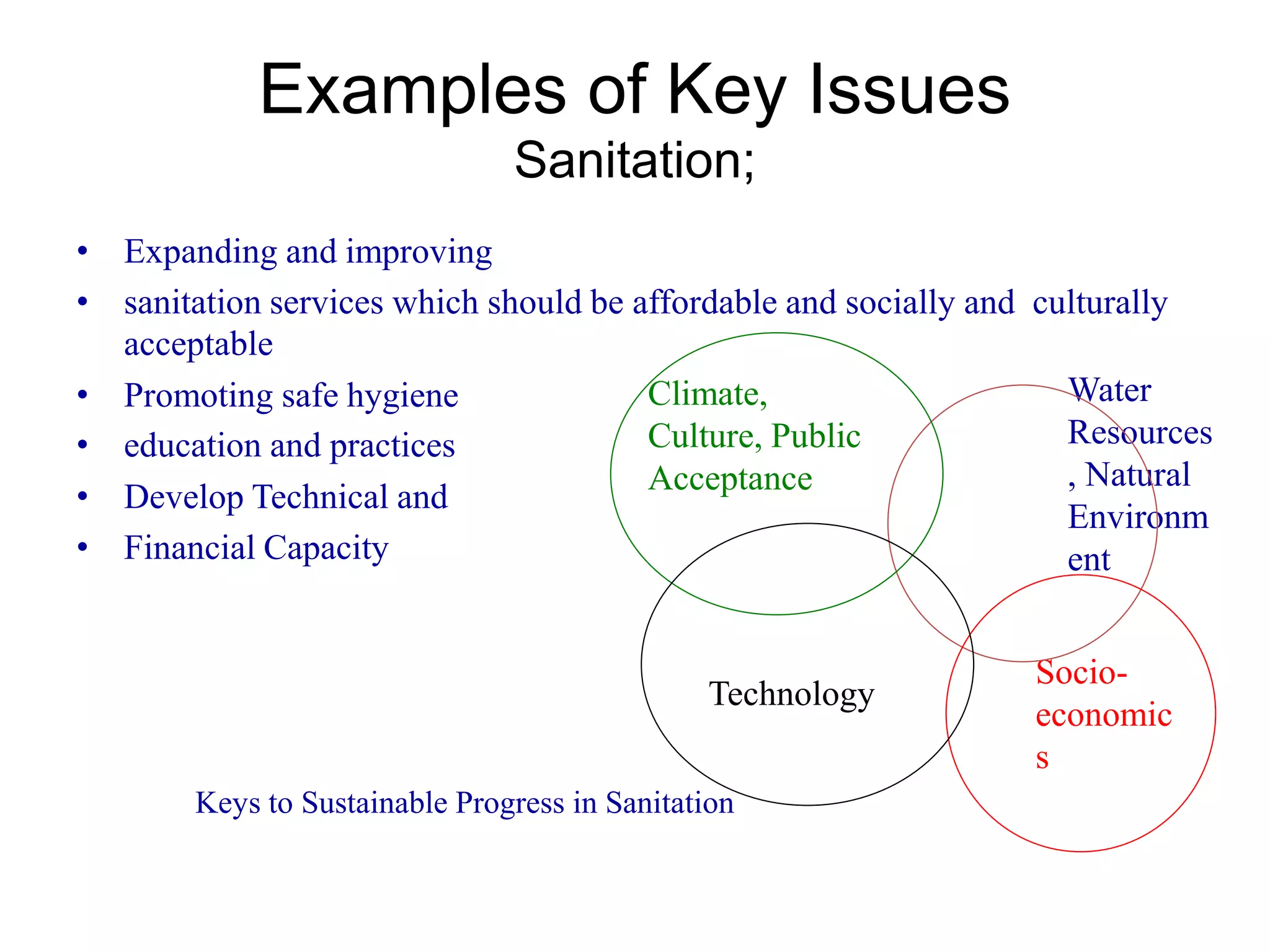 Safe drinking water and sanitation | PPTX