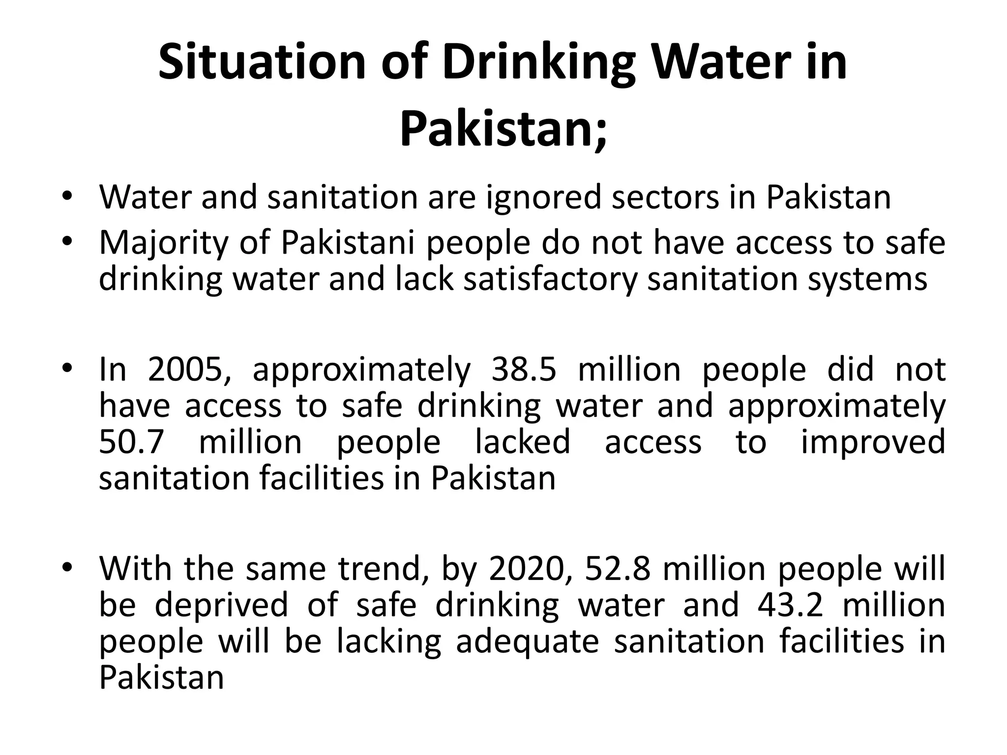 Safe drinking water and sanitation | PPTX