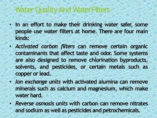 Safe Drinking Water ppt | PPTX