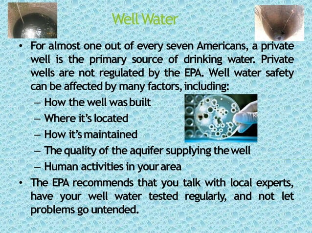 Safe Drinking Water ppt | PPTX