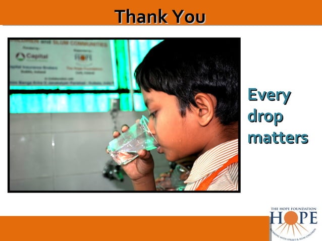 Safe drinking water project report | PPT