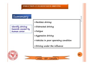 Safe driving | PDF