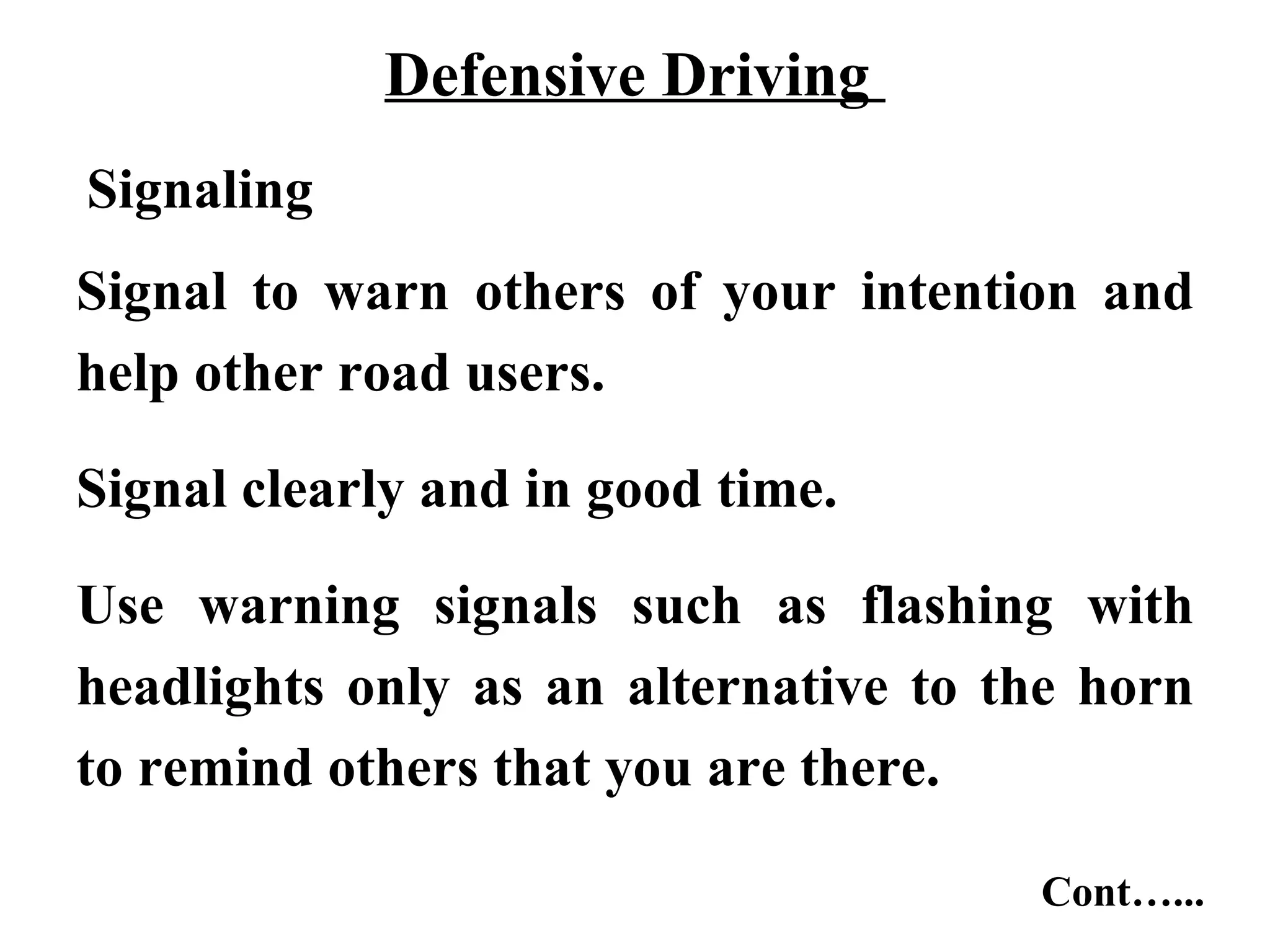 Safe driving practices | PPT