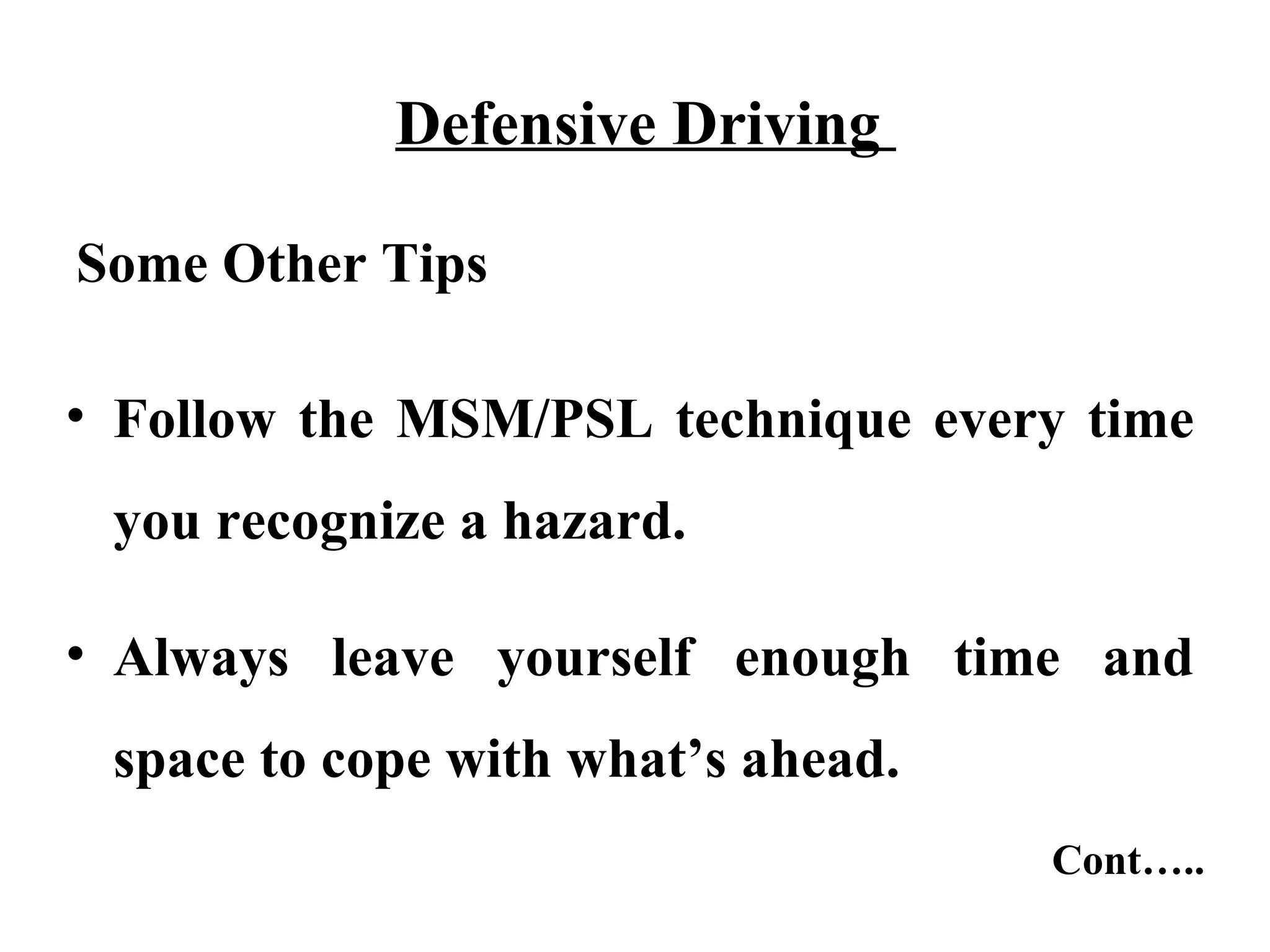 Safe driving practices | PPT