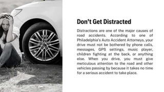 SAFE DRIVING TIPS TO HELP PREVENT ACCIDENTS | PPT