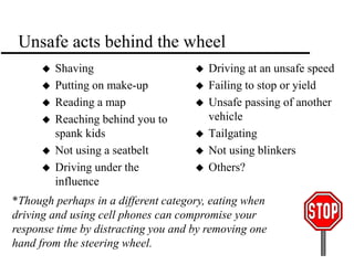 Safe Driving Training.ppt for driverds in oil refineries and ...