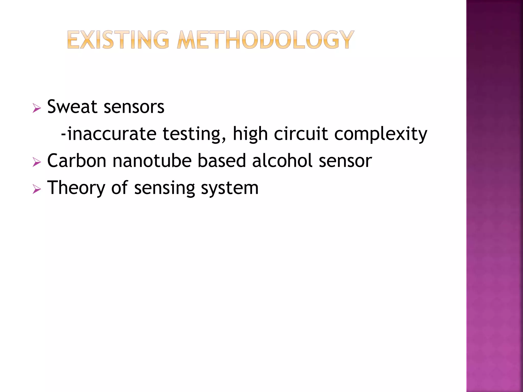 Safe driving with alcohol detection ppt | PPTX