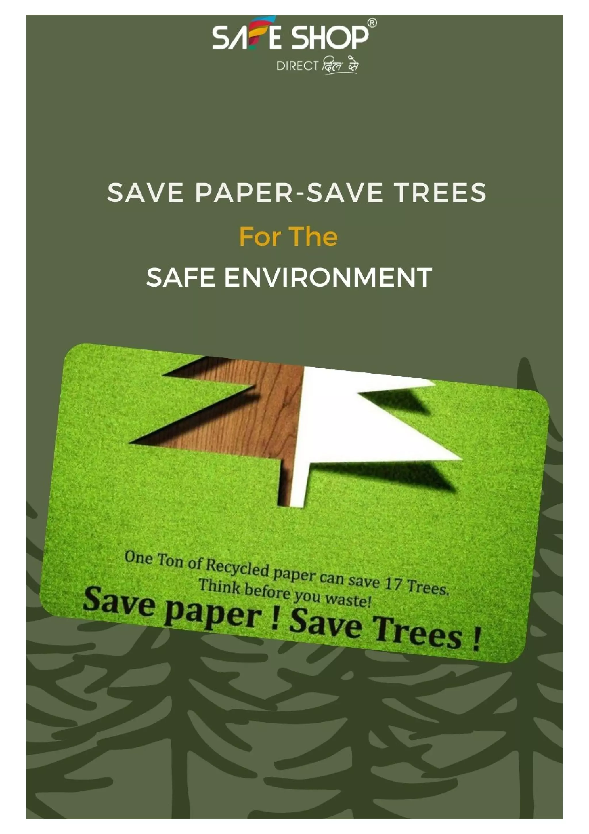 SAFE ENVIROMENT "SAFE SHOP INDIA" | PDF