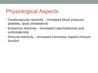 physiological stress and response | PPT