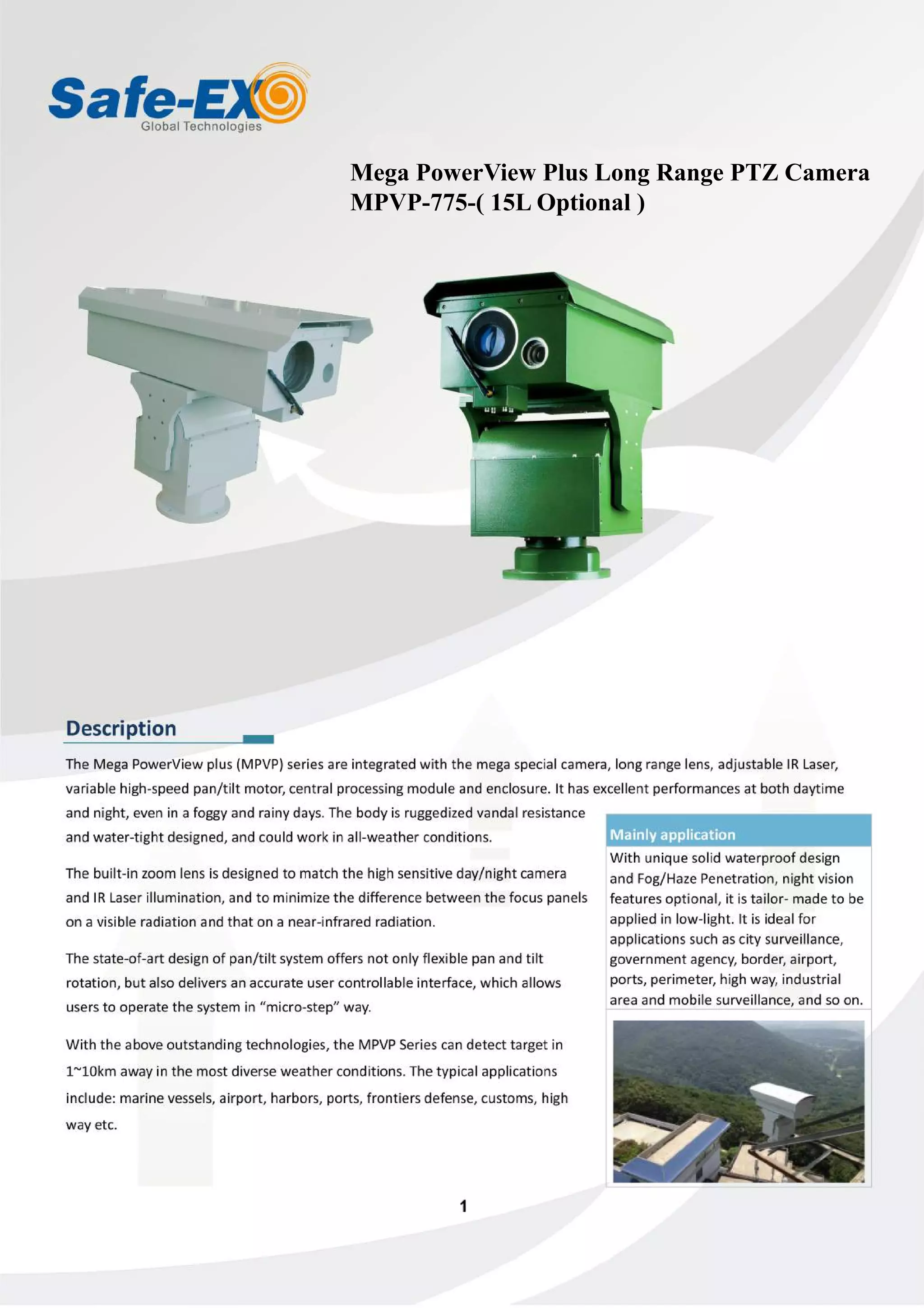 explosion proof PTZ camera | PDF