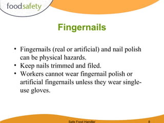 Safe food handlers | PPT