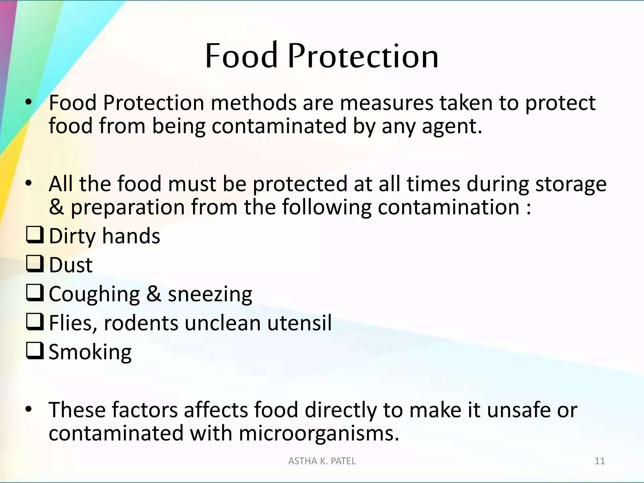 Safe Food Handling, Toxicity & Storage of food | PPTX