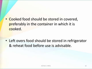 Safe Food Handling, Toxicity & Storage of food | PPTX