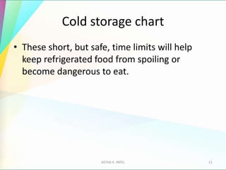Safe Food Handling, Toxicity & Storage of food | PPTX | Home Appliances ...