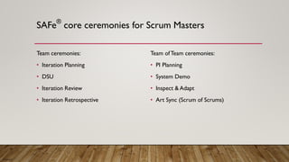 SAFe for Scrum Masters 2020 | PPT