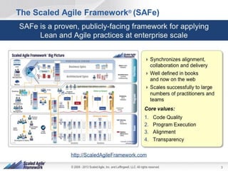 Introduction to Scaled Agile Framework SAFe | PPT